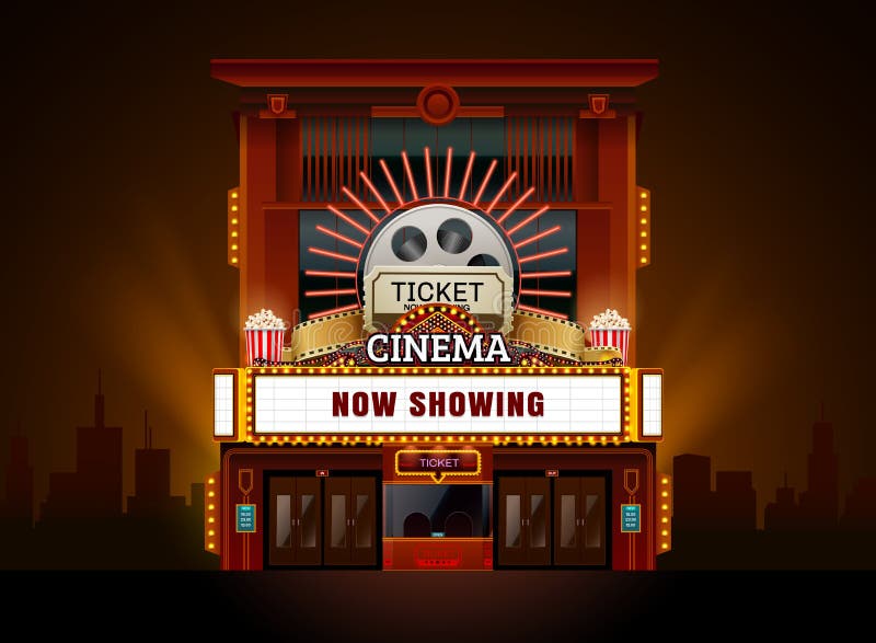 Cinema Building Clipart Free