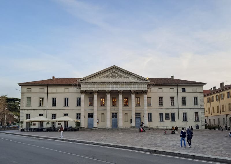 The Theater in Como, Designed by the Architect Giuseppe Cusi Editorial ...