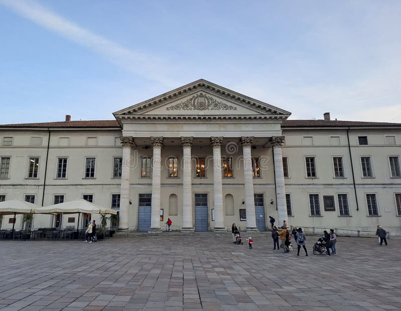 The Theater in Como, Designed by the Architect Giuseppe Cusi Editorial ...