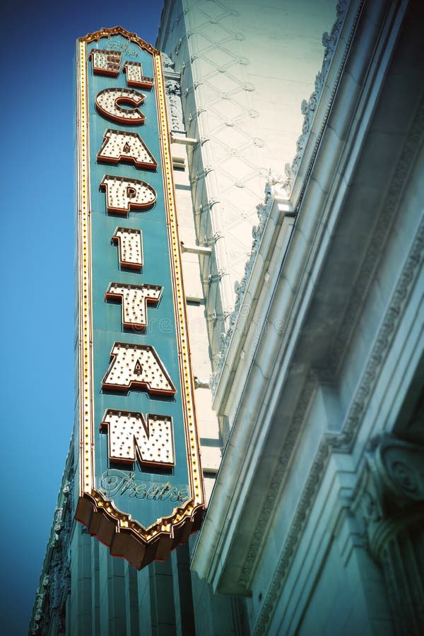 Theater EL Capitan, Hollywood Redaktionelles Stockfoto - Bild von ...