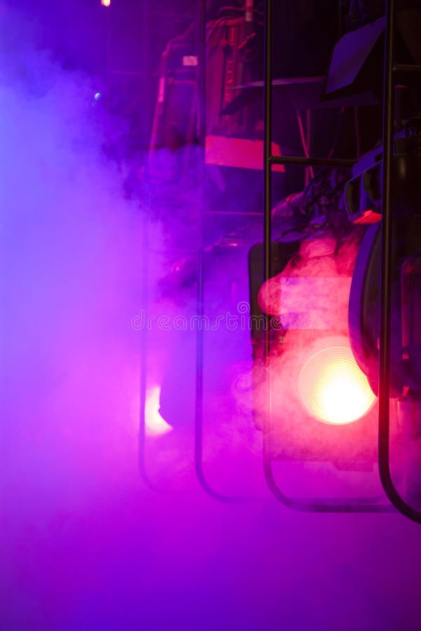 Theater light on stage stock image. Image of lighting - 140864809