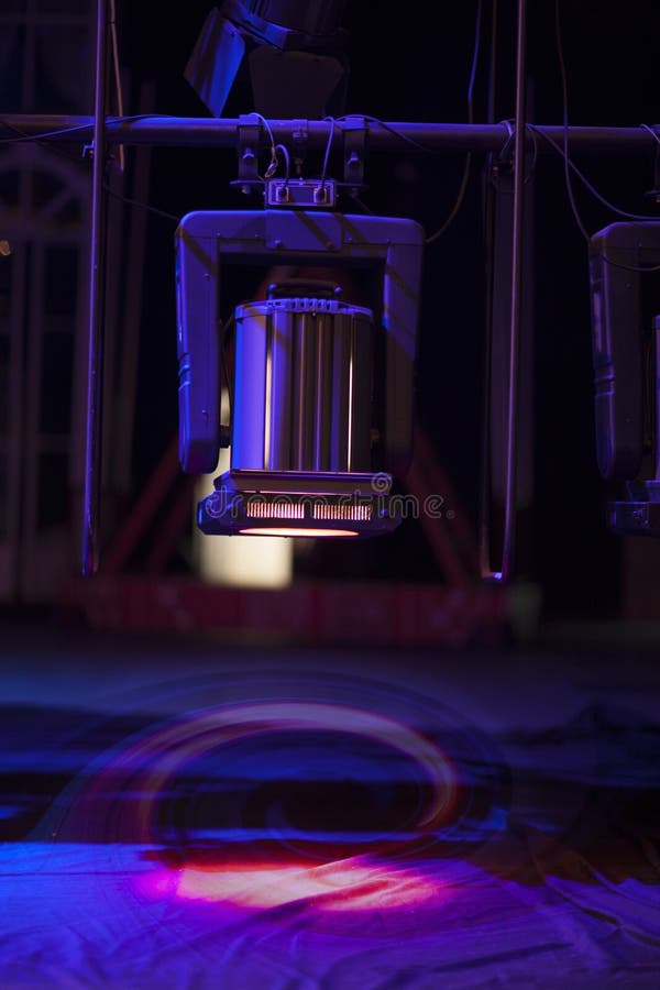 Theater light on stage stock photo. Image of lighting - 142949754