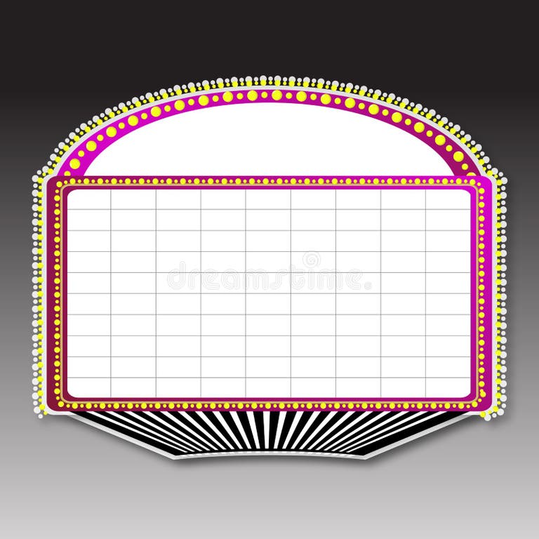 Marquee Sketch Stock Illustrations – 504 Marquee Sketch Stock ...