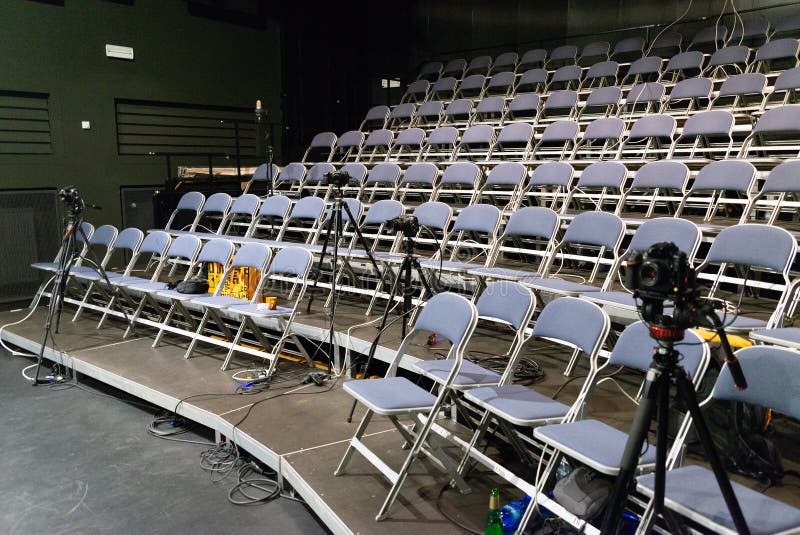 Theater Play Performance Video Recording Camera Crew Team Equipment ...