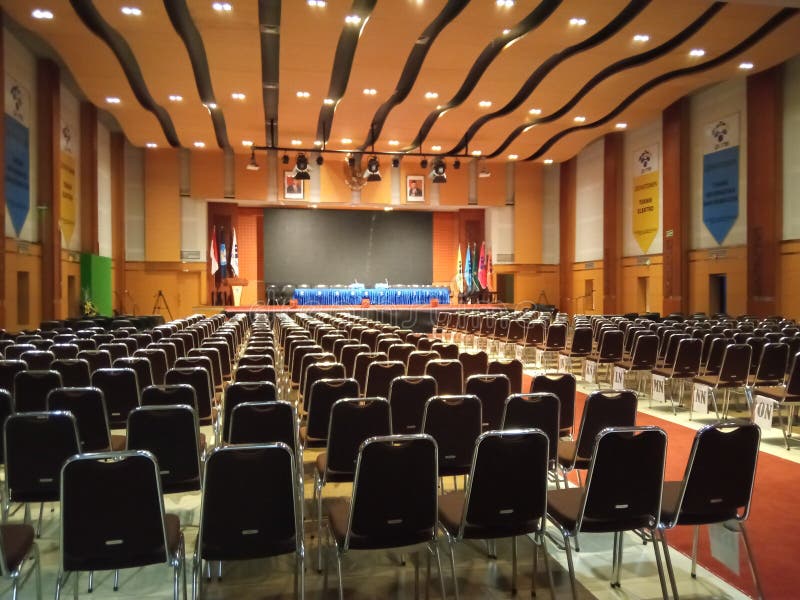 Theater Room for Graduation Stock Image - Image of auditorium ...