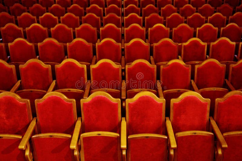 Theater seats stock photo. Image of indoors, abstract - 6228732