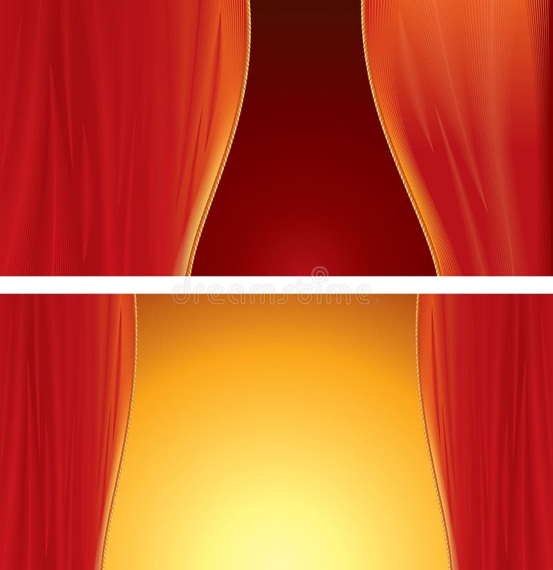 Theater stage stock vector. Illustration of designs, coloured - 13872658