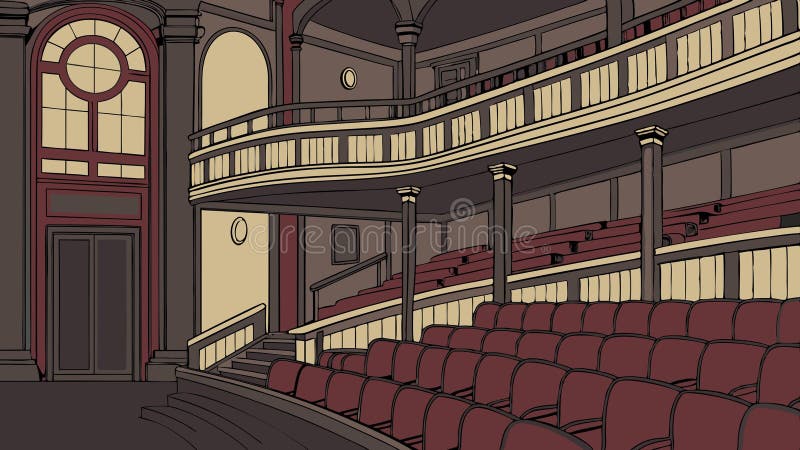 Theater Stage Interior, Performance Venue and Entertainment Space ...