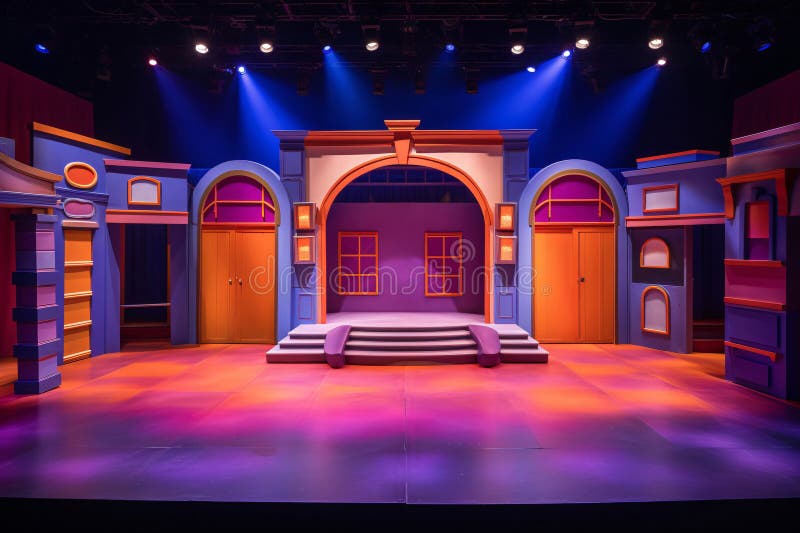 Comedy Club Interior Stock Illustrations – 297 Comedy Club Interior ...