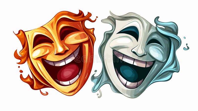 Laughter Masks Template
