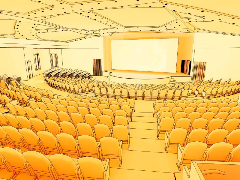 3d Rendering Theater Stage With Purple Curtain And Wooden Floor Stock ...