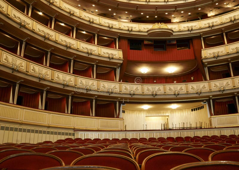 Theater view stock image. Image of drapes, concert, culture - 10864305