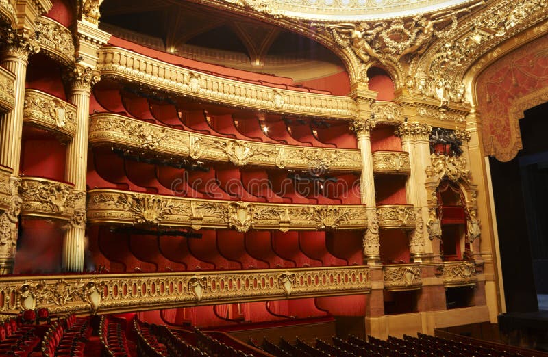 Paris opera interior stock photo. Image of france, history - 10194334