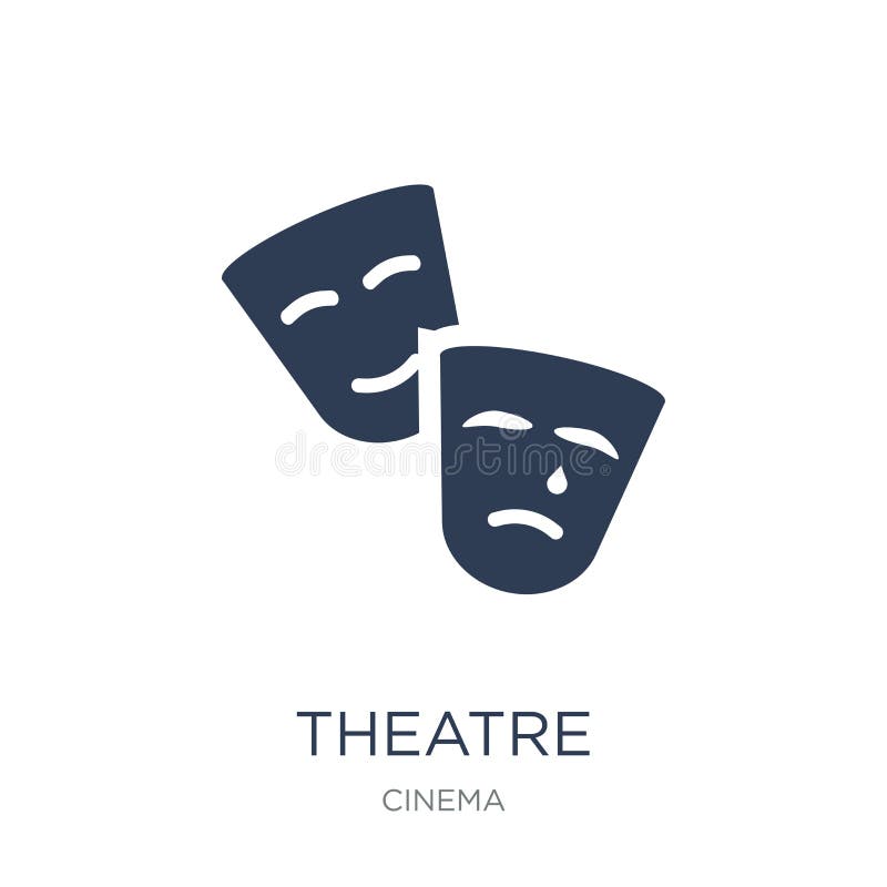 Theaterpictogram vector illustratie. Illustration of prestaties - 130333631