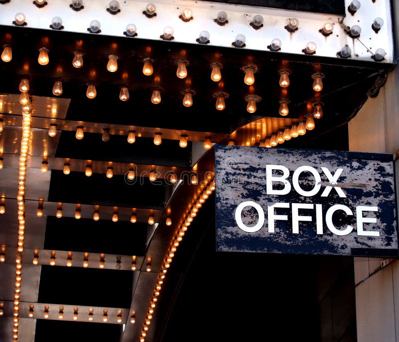 Theatre Box Office stock image. Image of downtown, cleveland - 2698035