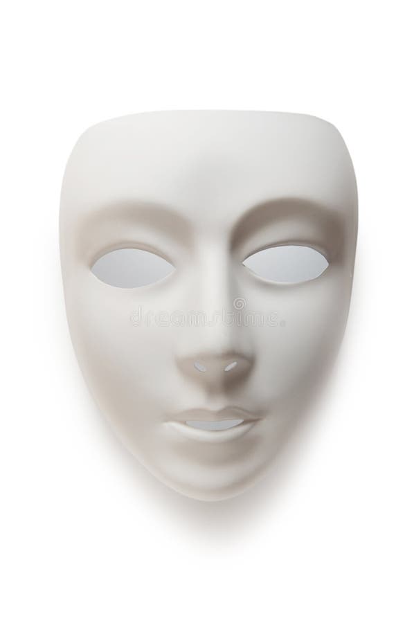 Theatre Concept - White Masks Stock Image - Image of contrasts, humor ...
