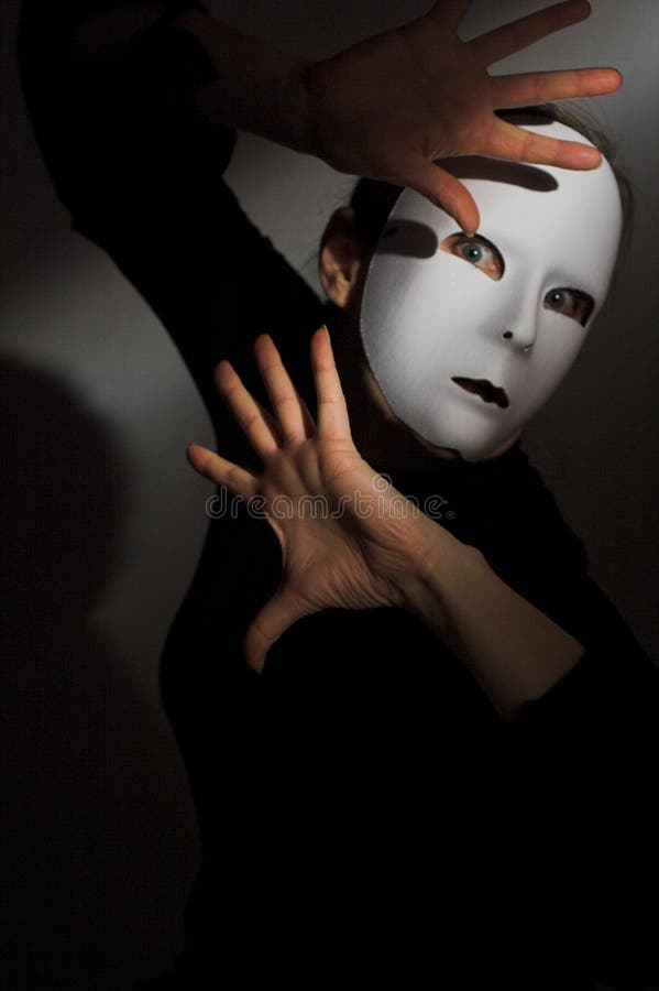 Theatre Mask stock photo. Image of confidence, purity - 3253780