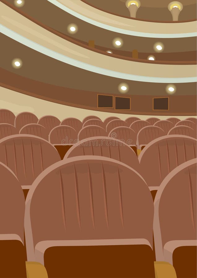 Theatre stock vector. Illustration of sight, limelight - 43721188