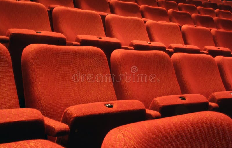 Theatre Seats stock photo. Image of indoor, theatrette - 4873566
