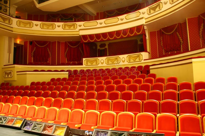 Theatre seats stock image. Image of show, perform, auditorium - 9985063