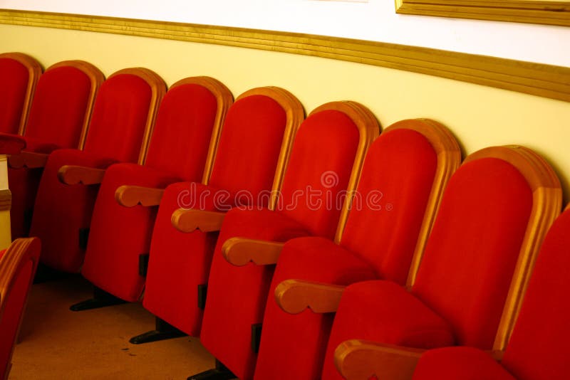 Theatre seats stock photo. Image of look, audience, interior - 9984962