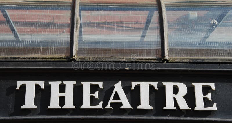 Theatre Sign stock image. Image of drama, dance, film, signage - 893833