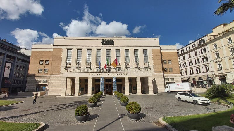 Theatre Teatro Dell Opera in Rome Editorial Image - Image of rome ...