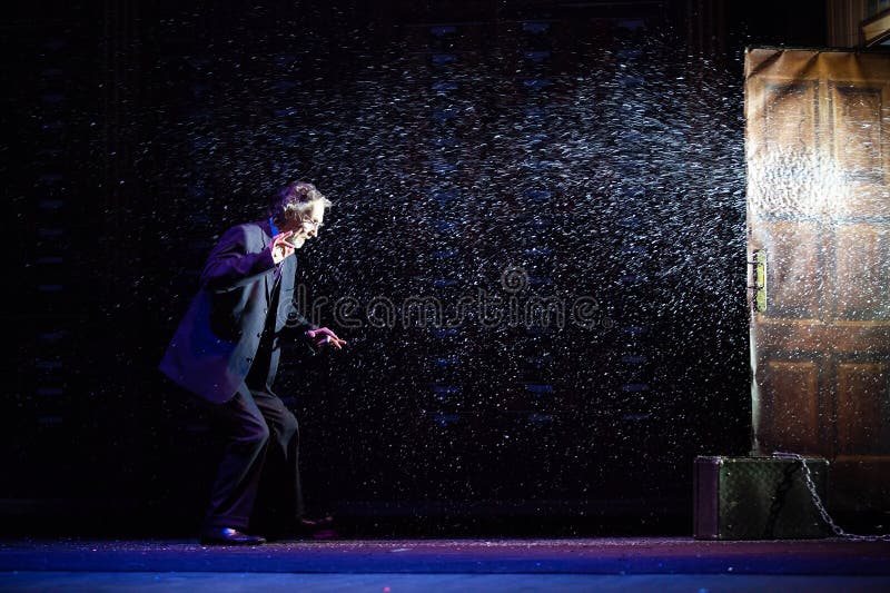 Theatrical Performance Acting on Stage Editorial Image - Image of ...