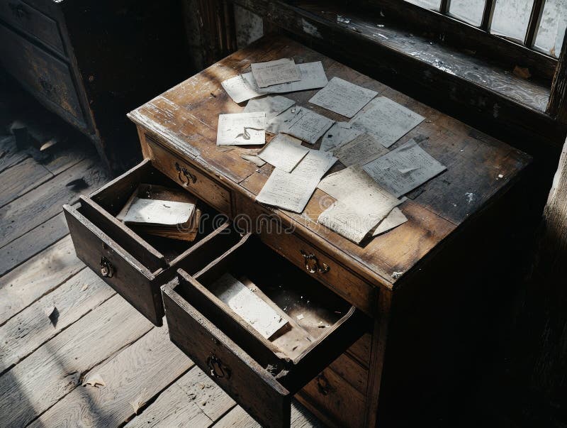 A Theft Crime Scene in a Ransacked Home with Drawers Open and Valuables ...