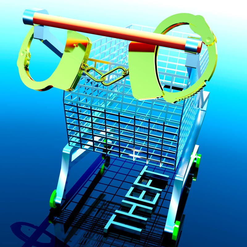 Theft in shop stock photo. Image of arrested, handcuff - 32215298