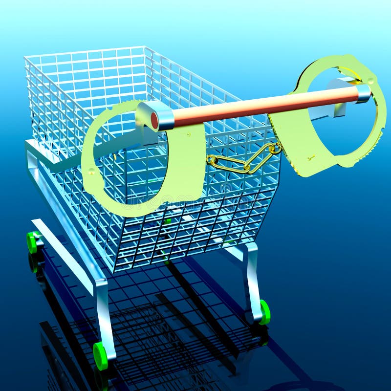 Theft in shop stock illustration. Illustration of unlawful - 32443743