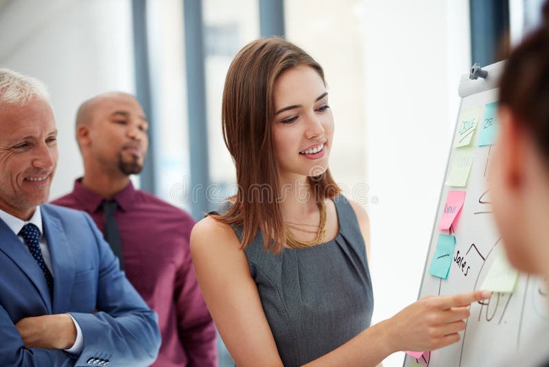 Their Projects in the Planning Stages. a Group of Colleagues Working on ...