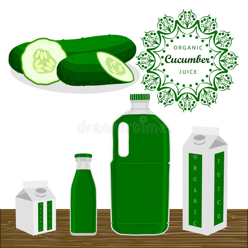 The theme cucumber stock vector. Illustration of drink - 97080028