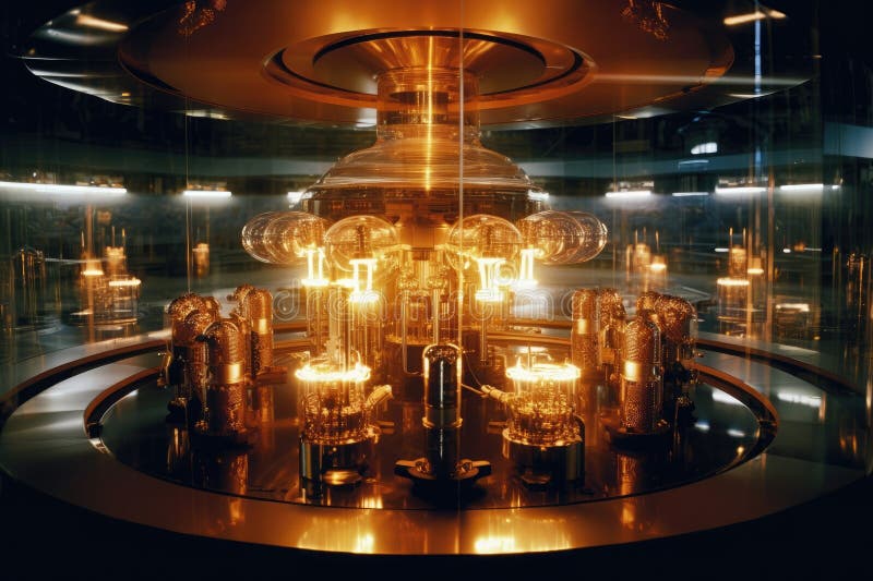 Theme of Nuclear Fusion. Large Experimental Setup in a Laboratory with ...