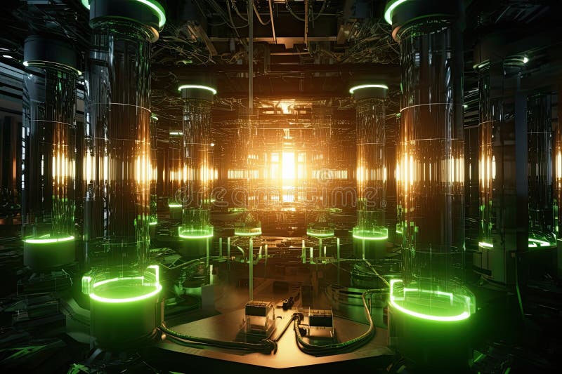 Theme of Nuclear Fusion. Large Experimental Setup in a Laboratory with ...