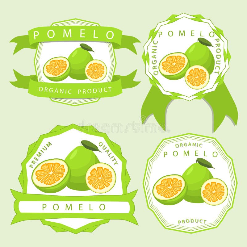 Logo pomelo stock vector. Illustration of agriculture - 90385805