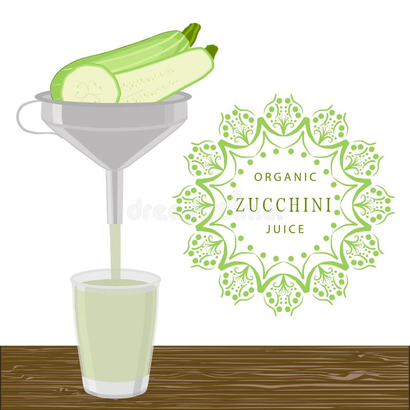 The theme zucchini stock vector. Illustration of banner - 96304329