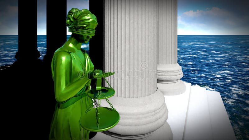 Themis - Lady of Justice in Court Stock Image - Image of equality ...