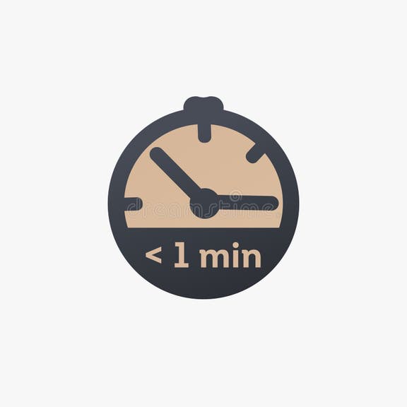 Less Then One Minute Left. Extra Second, Extra Time Icon. Timer ...