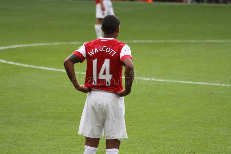Theo Walcott during a Match Editorial Stock Image - Image of goal ...