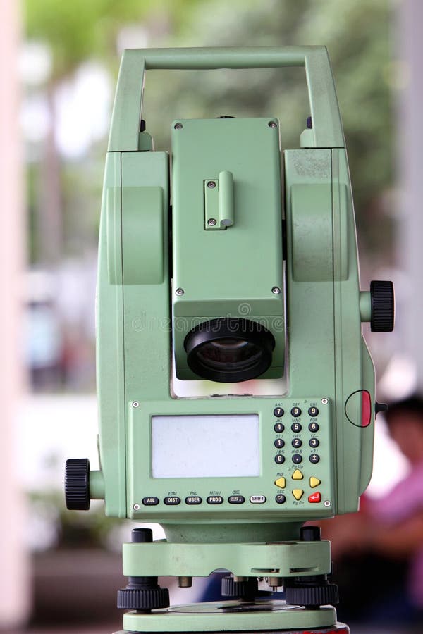 Theodolite stock photo. Image of building, industrial - 22116860