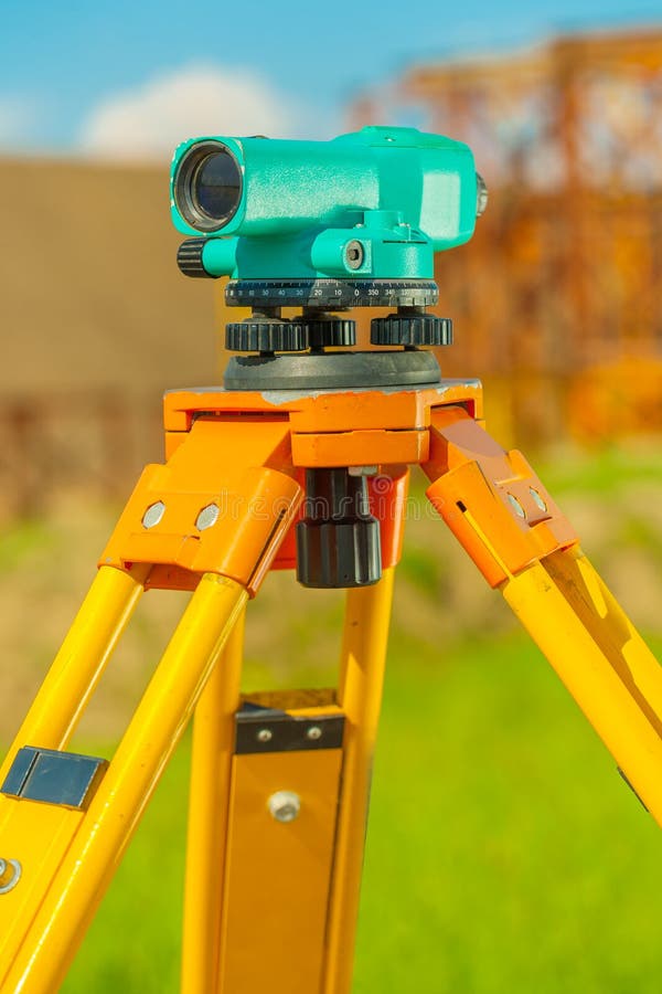 Theodolite close up stock photo. Image of surveying, equipment - 31284876