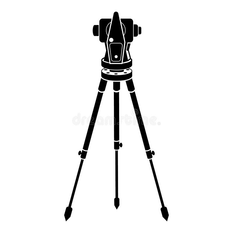 Theodolite Icon, Simple Style Stock Vector - Illustration of graphic ...