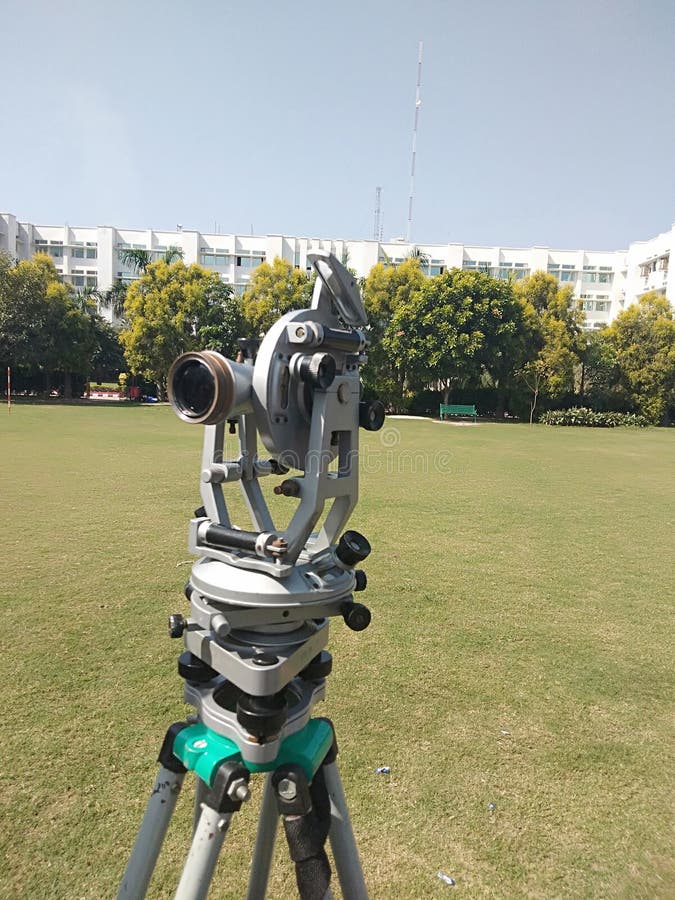 Theodolite - Measuring Instrument Stock Image - Image of precision ...