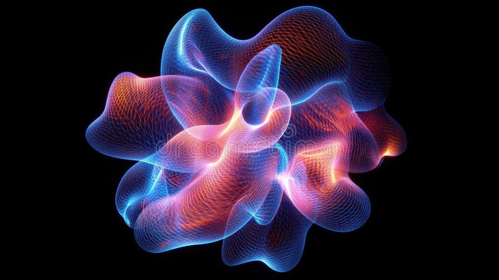 Theoretical Visualization of a Celestial Bose Star in Space Stock ...