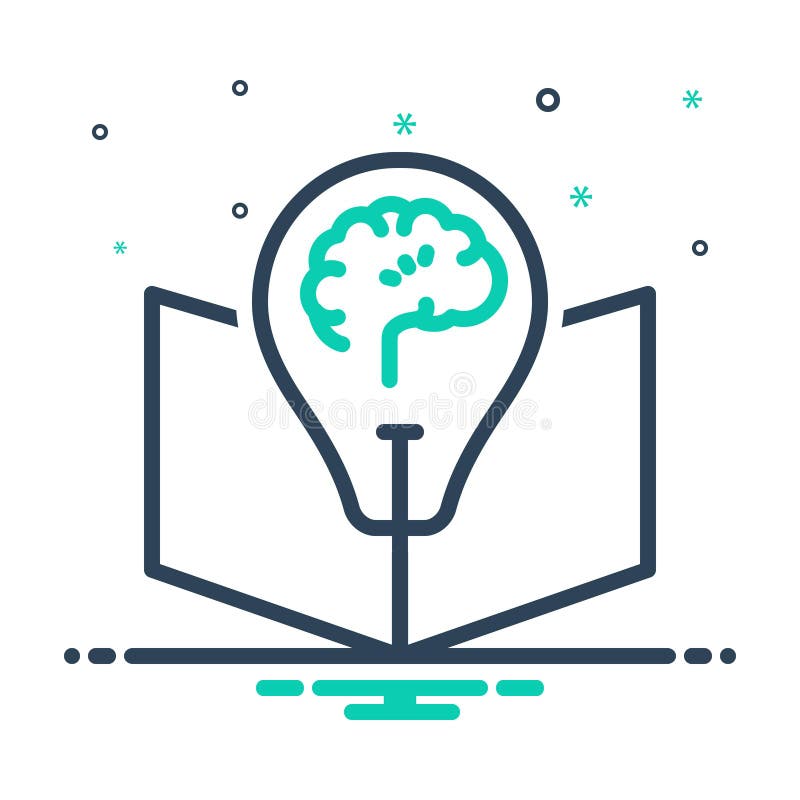 Mix Icon for Theories, Method and Idea Stock Illustration ...