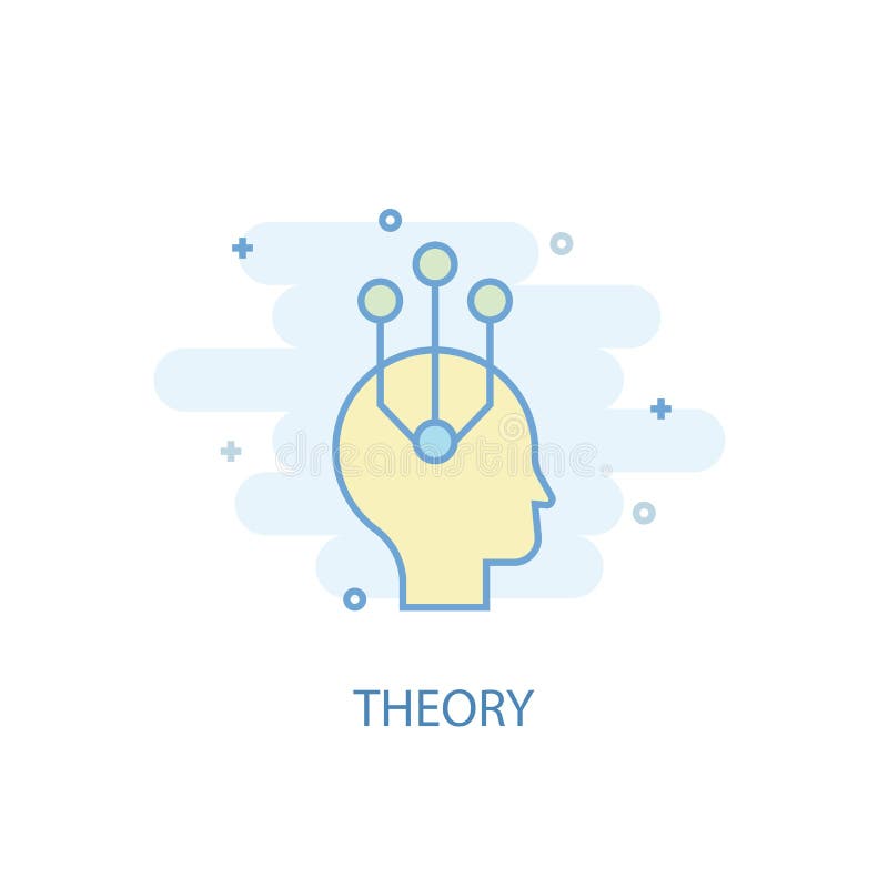 Theory Line Concept. Simple Line Icon Stock Vector - Illustration of ... Theory Line Concept. Simple Line Icon Stock Vector - Illustration of ...