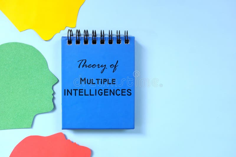 Theory of Multiple Intelligences Concept. Word Written on Blue Notepad ...