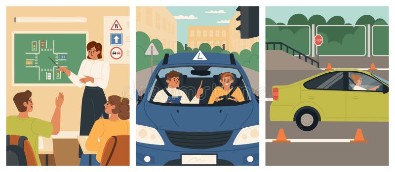 Driving Theory Stock Illustrations – 386 Driving Theory Stock ...