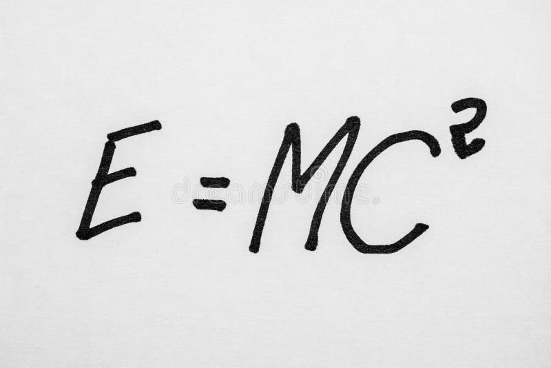 Theory of Relativity Formula Stock Image - Image of close, time: 145041143